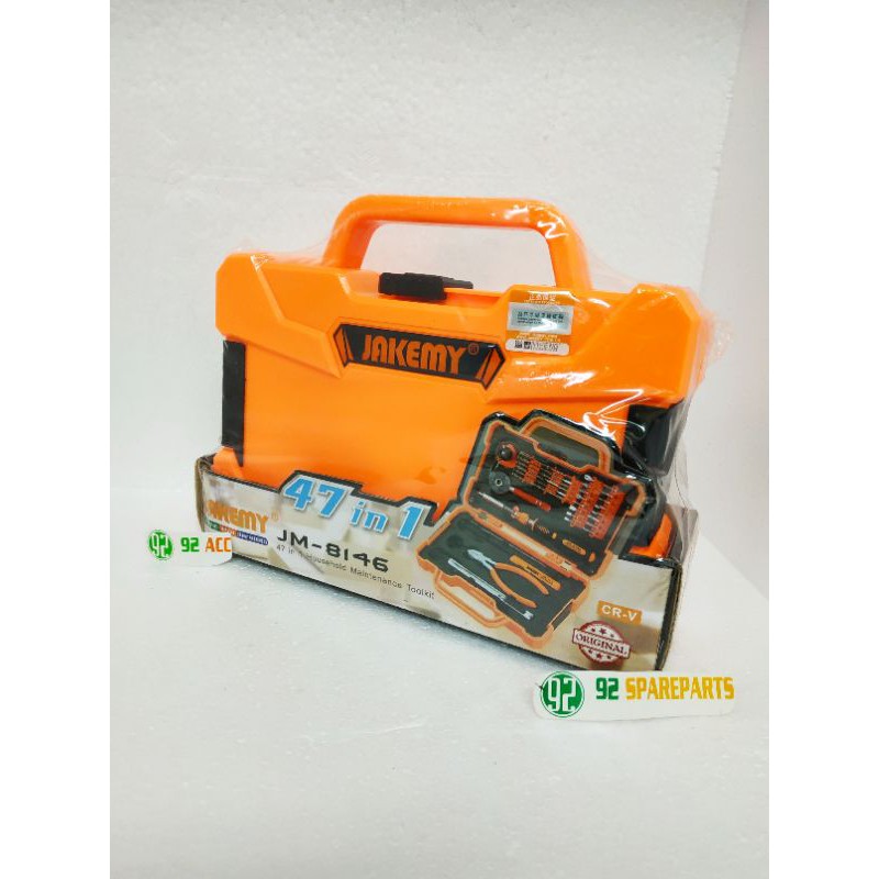 Jual OPENING TOOLS / OBENG SET JAKEMY JM-8146 (47 IN 1) | Shopee Indonesia