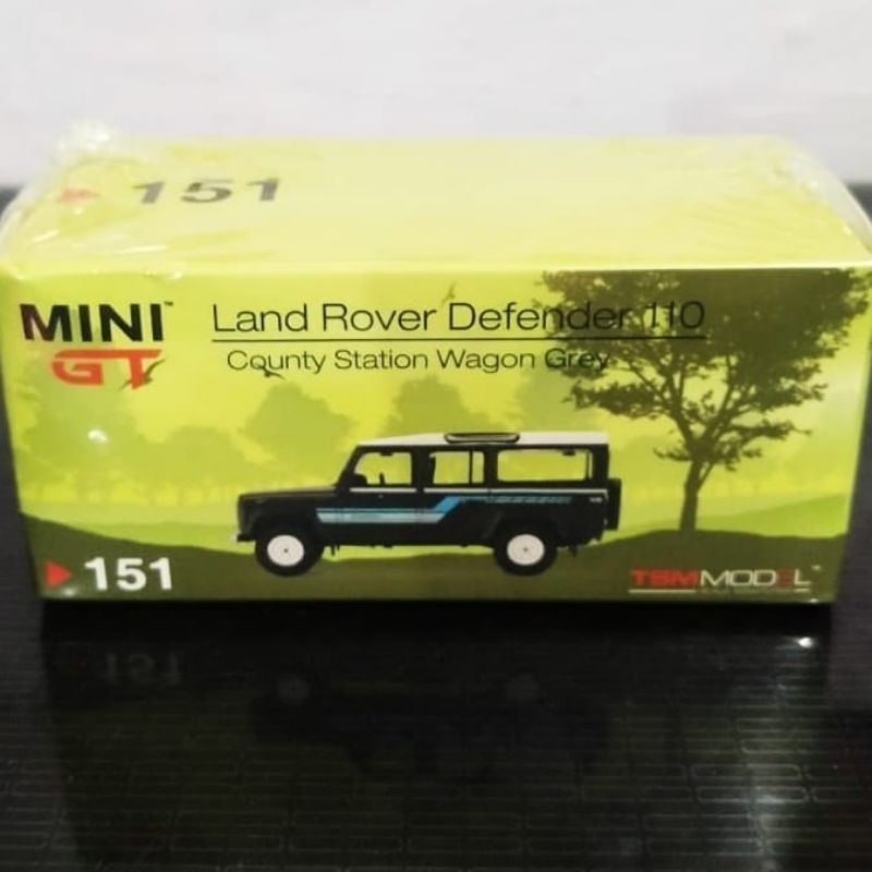 Jual Mini GT 151 Land Rover Defender 110 County Station Wagon Grey ...