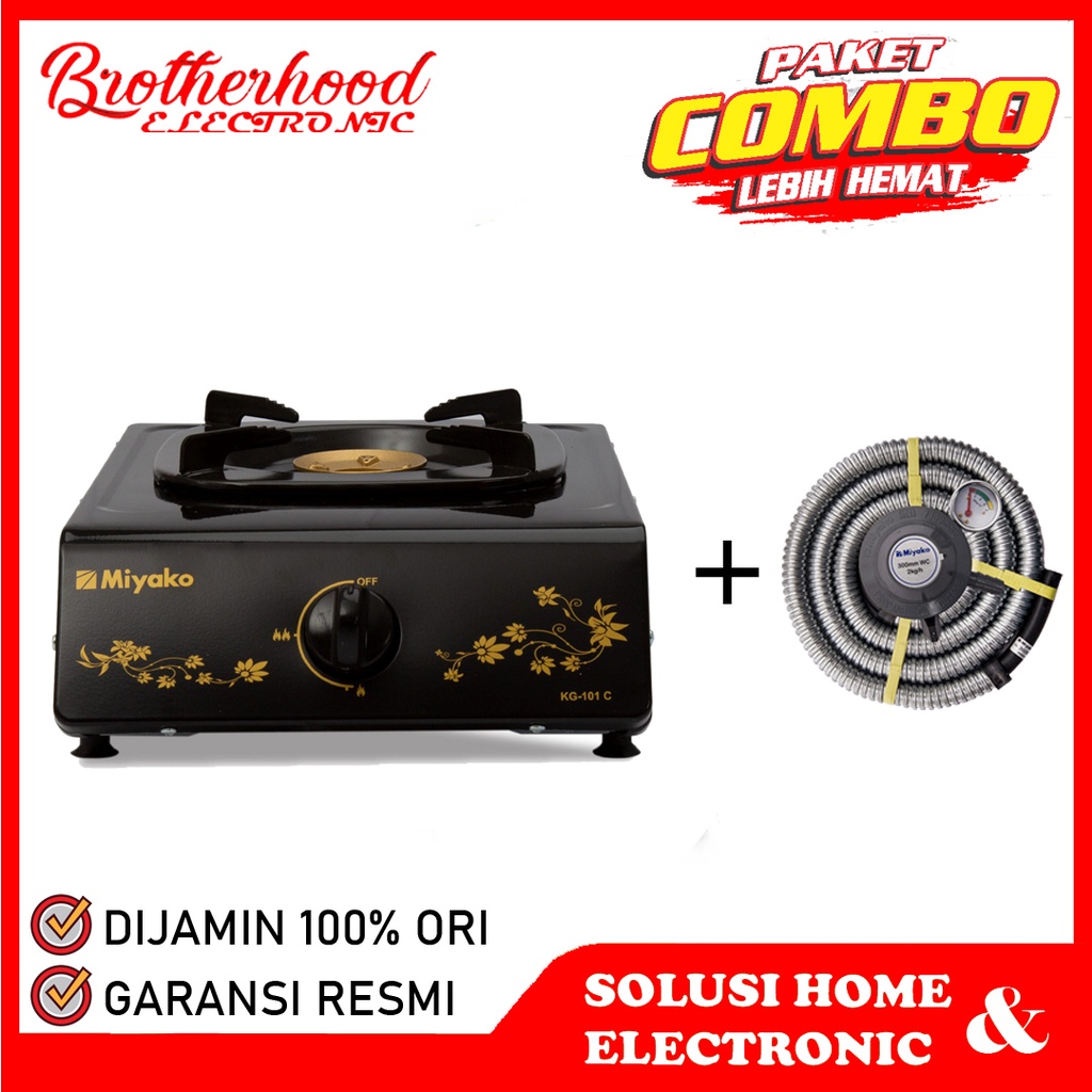 Jual (BISA COD) Kompor Gas Miyako 1Tungku KG 101 C / KG 11 C / KG 201C Kompor Gas 1 Tungku ...