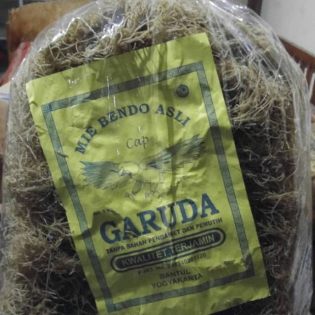 Jual Mie lethek cap GARUDA BENDO -BANTUL kemasan 500gram,- ASLI ...