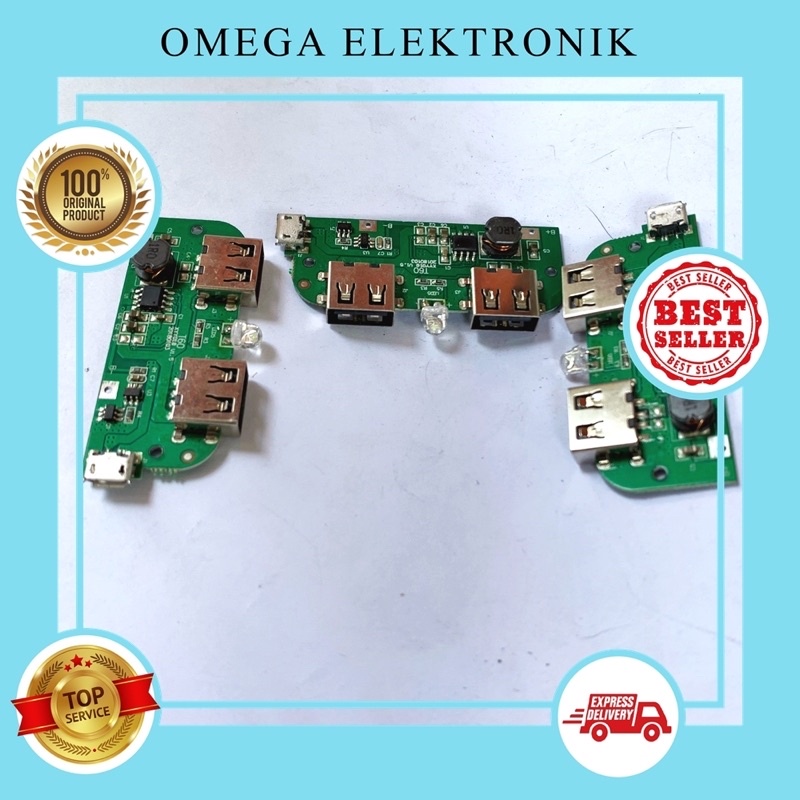Jual Modul Powerbank Dobel/Kit Modul Power Bank isi 2 | Shopee Indonesia