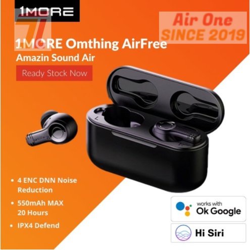 Jual AirOne 1MORE Omthing Airfree TWS True Wireless Earbuds 4 Mic ENC ...