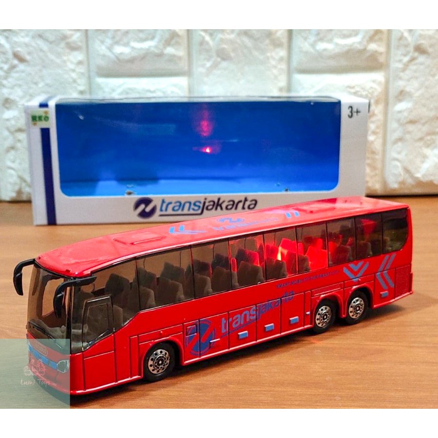 Jual DIE CAST MOBIL BUS TRANSJAKARTA 8070-30 MAINAN BUSWAY ANAK ...