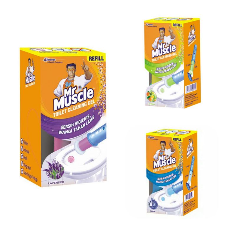 Jual Refiill Mr Muscle Toilet Cleaning gel 36ml | Shopee Indonesia