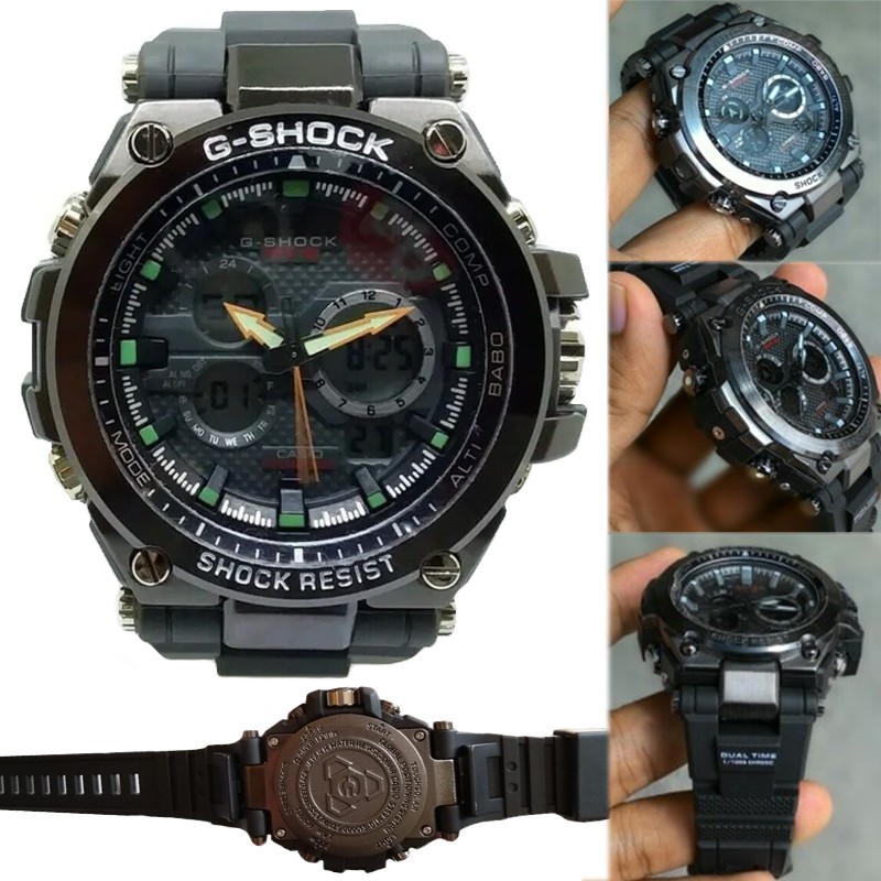 Jual JAM TANGAN PRIA CASIO GSHOCK MTG1000 Ring Besi Tali Rubber DIGITAL ...