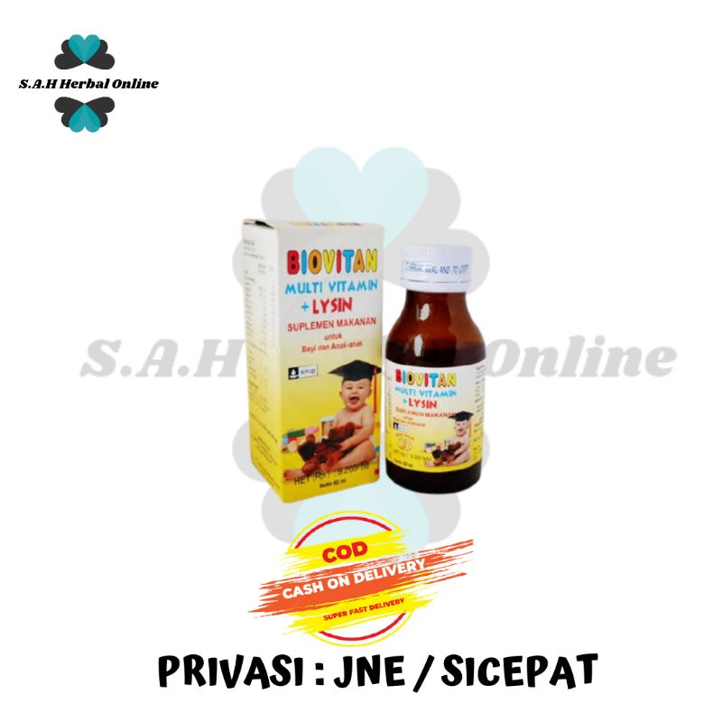 Jual Biovitan Sirup 60ml | Shopee Indonesia