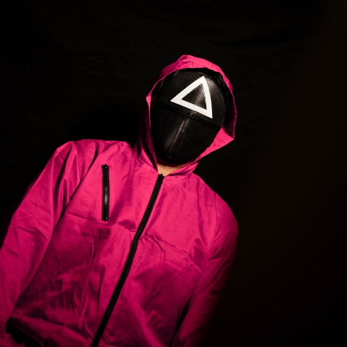 Jual PROMO Squid Game Mask Staff Guard/ Topeng / Cosplay (Free ...