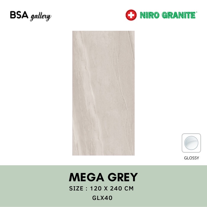 Jual NIRO GRANITE 120X240 BIG SLAB MEGA GREY / GRANIT MARMER LANTAI DINDING | Shopee Indonesia