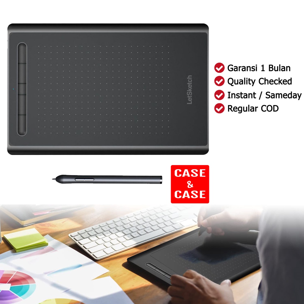 Jual Graphics Drawing Tablet USB For PC & Android Phones Tablet OSU Tab ...