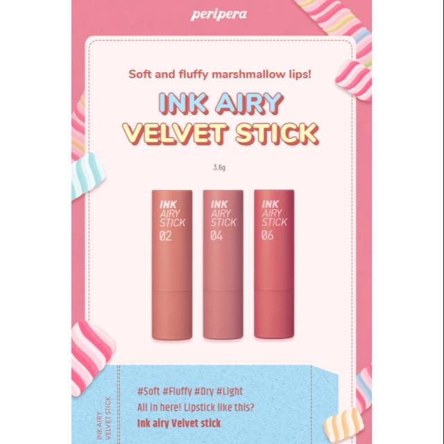Jual Peripera Ink Airy Velvet Stick | Shopee Indonesia
