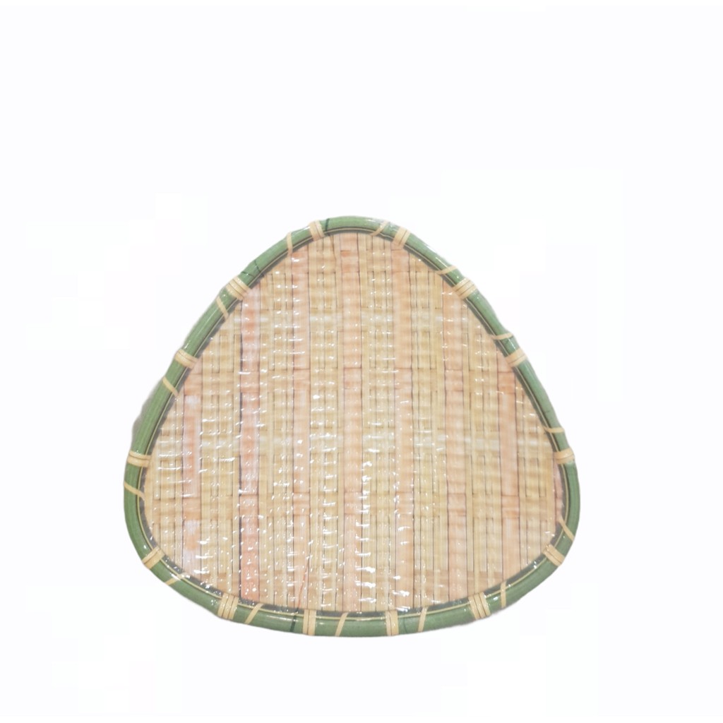 Jual Piring Saji Melamine Bentuk Ketupat [PAS-09] | Motif Anyaman Bambu ...