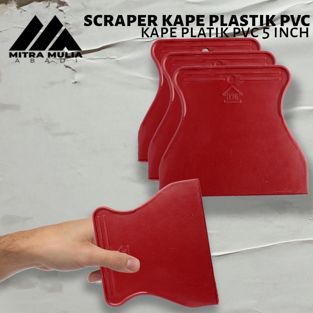 Jual Kape Plastik PVC 5 Inci l Scrap l Scrapper l Skrap Sekrap Dempul ...