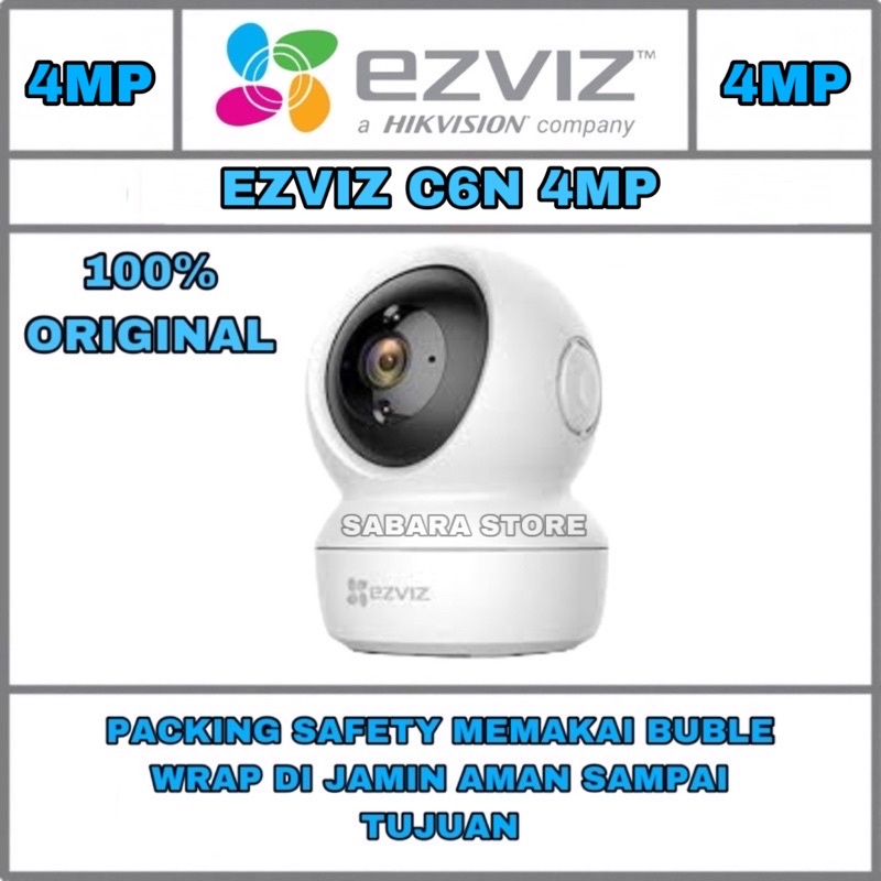 Jual CCTV EZVIZ C6N 4MP Home Dome Smart Wireless IP Camera IPC CAM 4 mp ...
