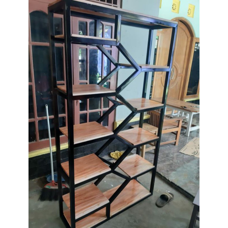 Jual Rak sekat /rak industrial /rak serbaguna / lemari hias / rak ...