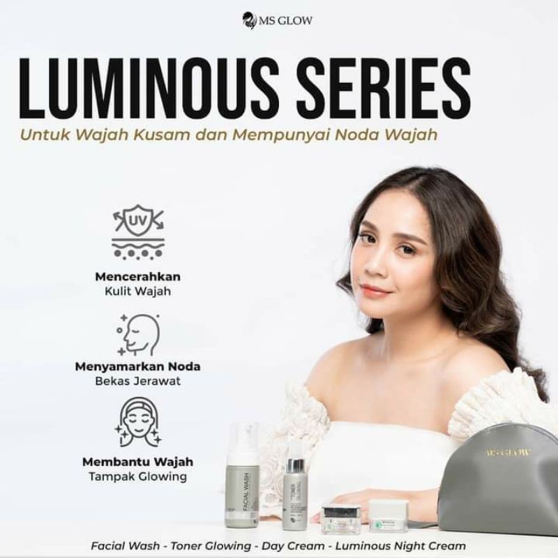 Jual PAKET MS GLOW LUMINOUS SERIES ORIGINAL/MS GLOW VIRAL | Shopee ...