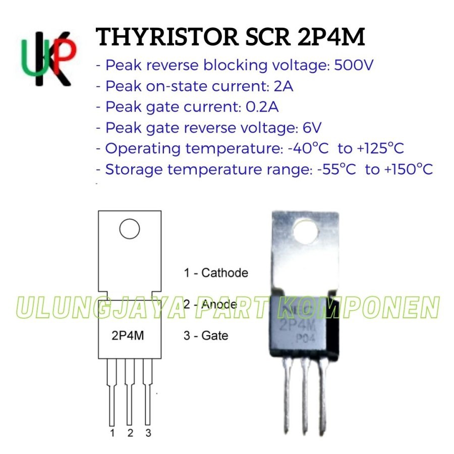 Jual thyristor scr SCR 2p4m 2P4M | Shopee Indonesia