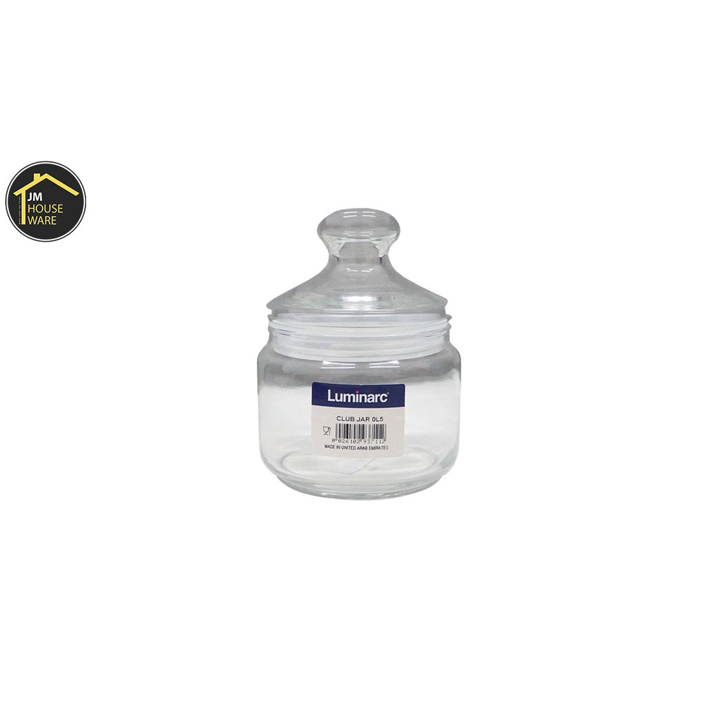 Jual Luminarc Pot Club Jar Toples Kaca 0,5 Liter D6810 - Transparan ...