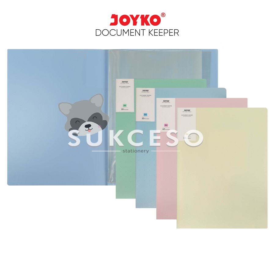 Jual Joyko Document Keeper A4 20 Pocket / Map File Dokumen Folder Warna ...