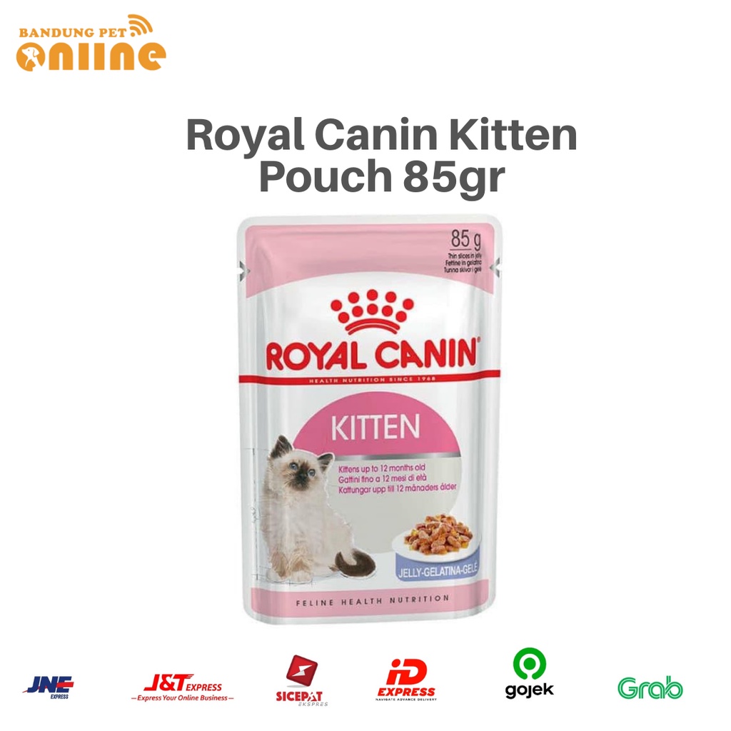 Jual Royal Canin RC Kitten Pouch 85gr Makanan Kucing Dry Food Cat Food ...