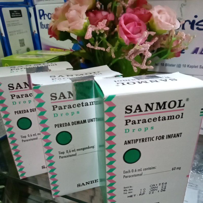 Jual Sanmol drop Paracetamol 15 ml. Exp. jan 2024 | Shopee Indonesia