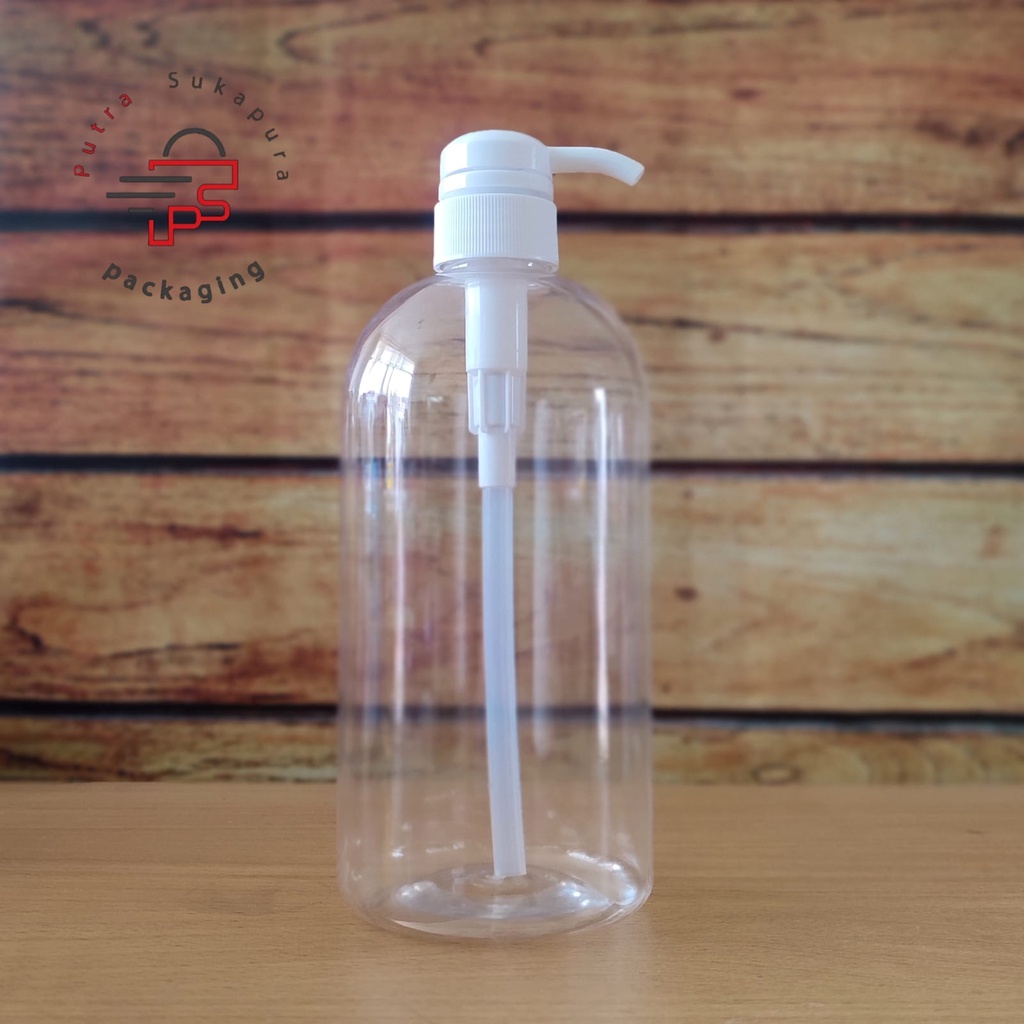 Jual botol pump 1000ml 1000 ml 1 liter / botol sabun, hand sanitizer ...