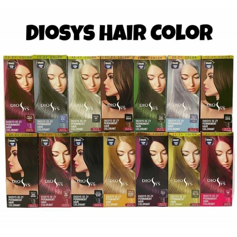 Jual ☘️ CHAROZA ☘️ DIOSYS Permanent Hair Color Pewarna Rambut | Shopee ...