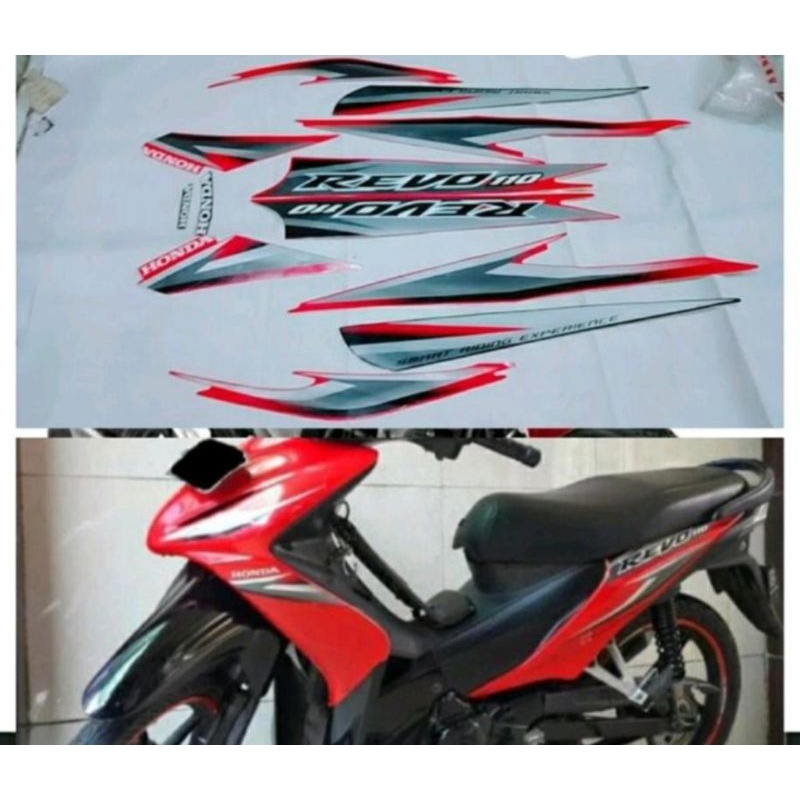 Jual Lis striping Polet body stiker motor Revo absolute/Revo cw body ...