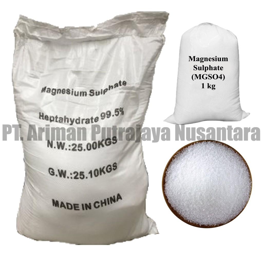 Jual Magnesium Sulfate / MgSO4 1 kg | Shopee Indonesia