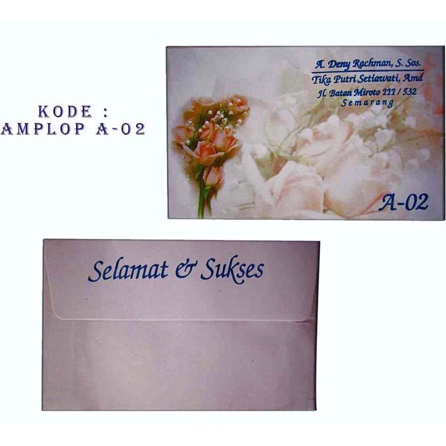 Jual amplop kecil (nama/Nyumbang/custom) | Shopee Indonesia