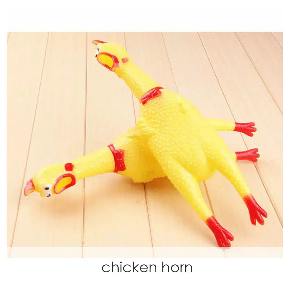 Jual AYAM MENJERIT Rubber Chicken Ukuran Medium | Mainan Bunyi Pencet ...
