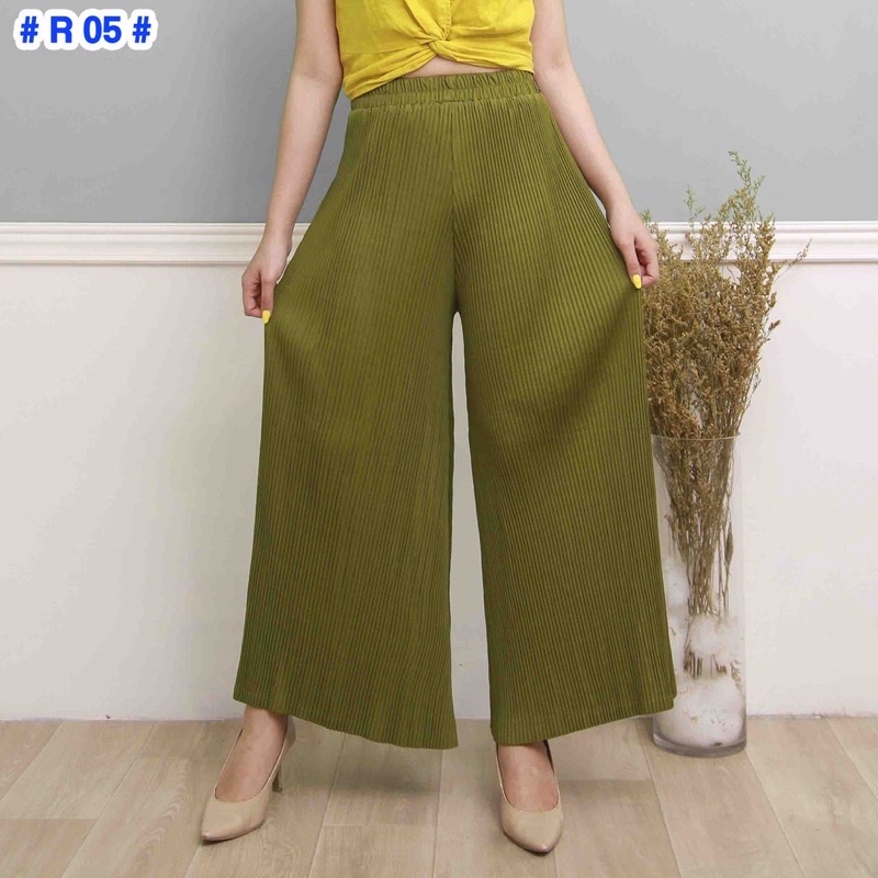 Jual (293) KULOT LIDI PLISKET PREMIUM XXL Hyget Super / Pleated Cullote ...