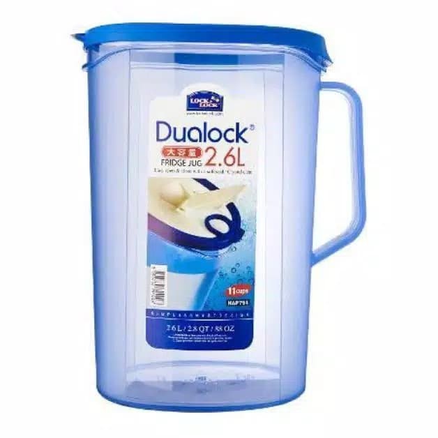 Jual LocknLock Dual Lock Fridge Jug 2.2L HAP792 | Shopee Indonesia