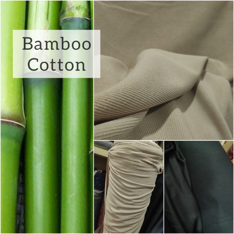 Jual Kain Katun Bambu Rib Knit | Shopee Indonesia