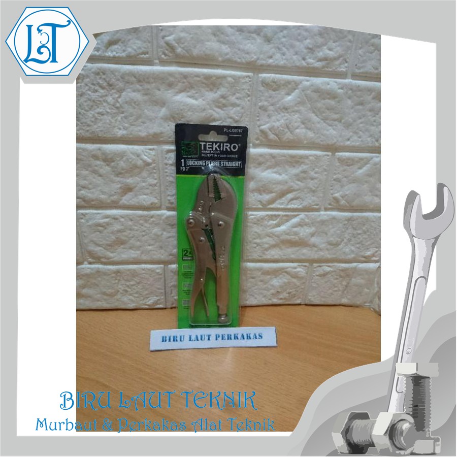 Jual Alat Teknik Tekiro tank buaya tang jepit lurus 7" Berkualitas ...