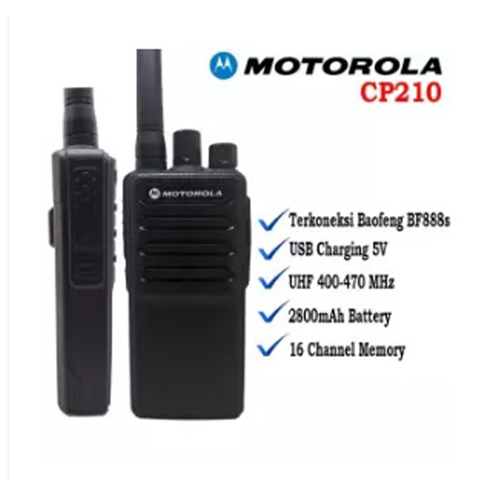 Jual HT Motorola CP210 Handy Talky Walkie Talkie Alat Komunikasi Jarak ...