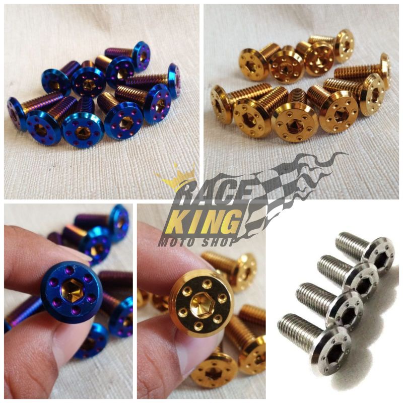 Jual Baut Piringan Disk Cakram Probolt Model Bintik Gepeng (Harga 1 Biji) | Shopee Indonesia