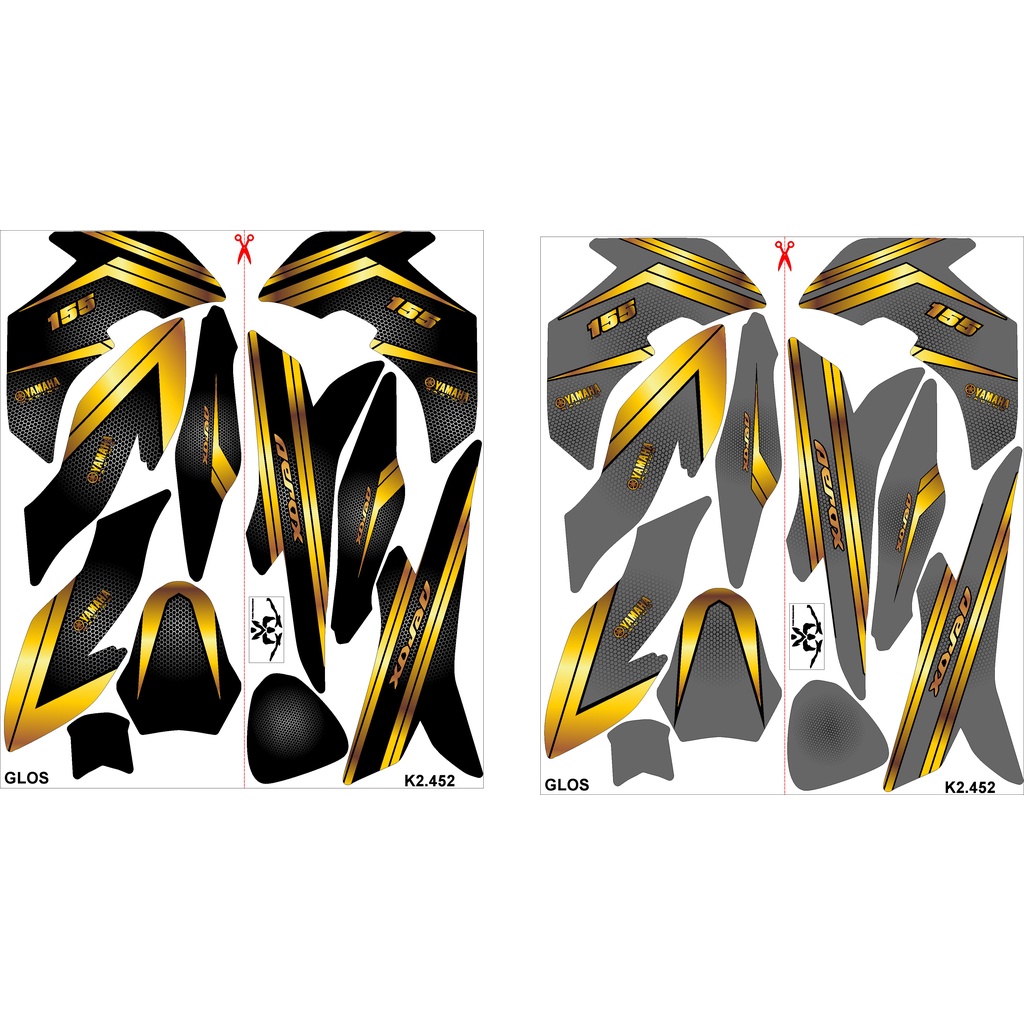 Jual Decal Sticker Variasi Fullbody All New Aerox 155 Connected - Dekal ...