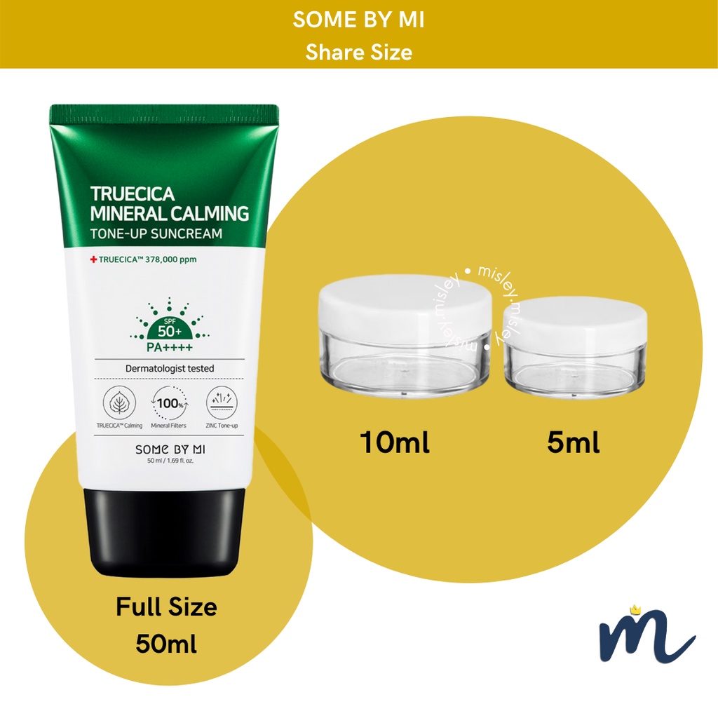 Jual MISLEY - SOME BY MI Truecica Mineral Calming Tone up Sun Cream ...
