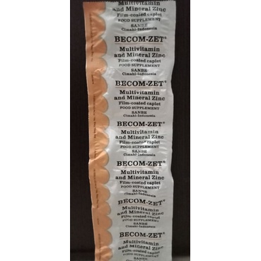 Jual Becom-Zet per 1 strip (10 tablet) | Shopee Indonesia
