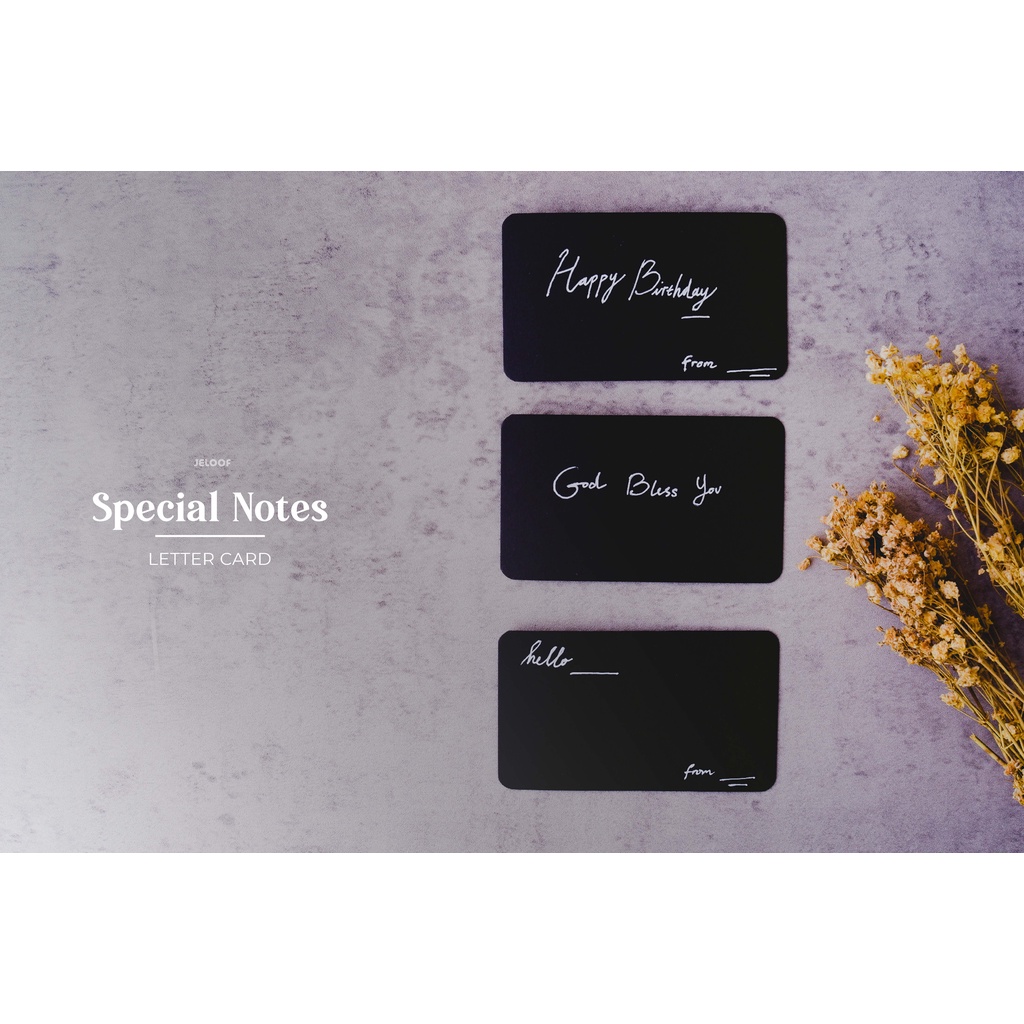 Jual JELOOF Special Notes | Kartu Ucapan | (Extra Notes) Sesuai Request ...