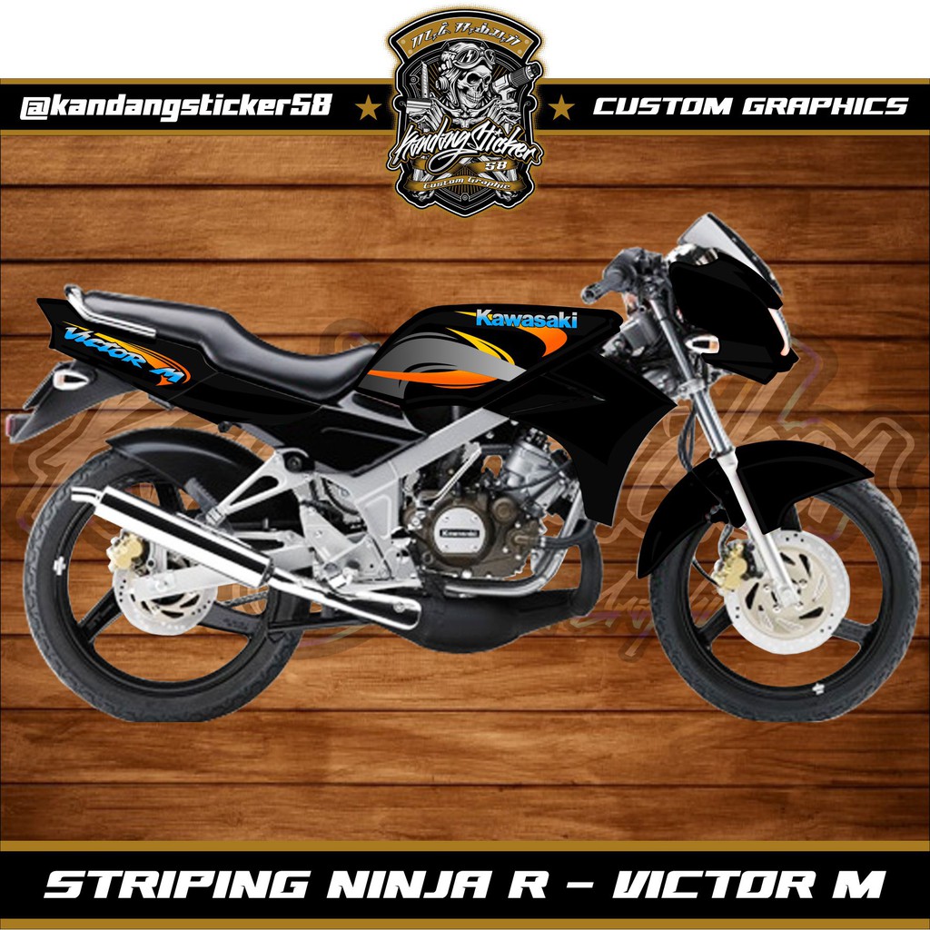 Jual Striping Ninja R Ninja SS Victor M Thailand Pure Mothai Model 1 ...