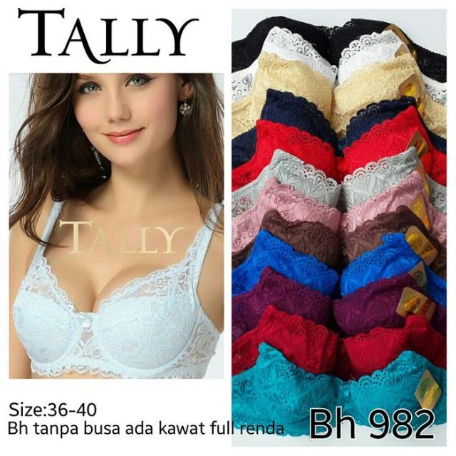 Jual Bh busa tipis /bra brukat / Bh Tally | Shopee Indonesia