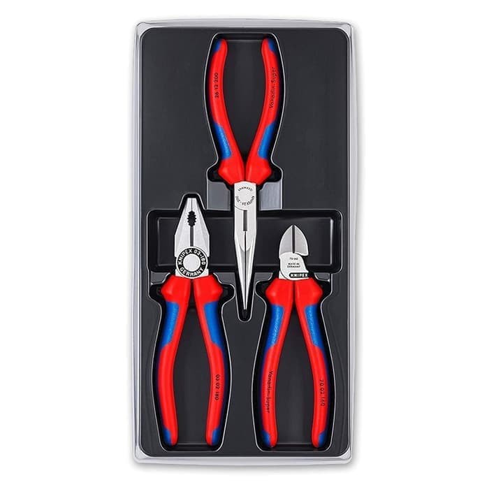 Jual KNIPEX 00 20 11 Tang Kombinasi Potong Diagonal 3 Macam Assembly ...