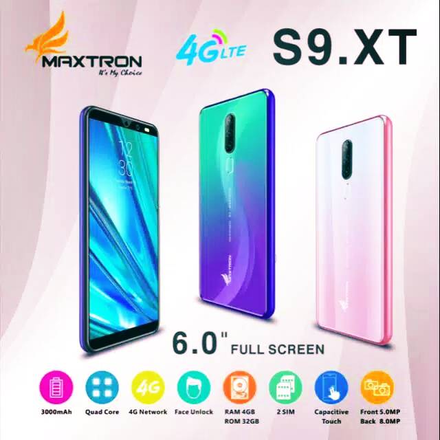 Jual HP MAXTRON S9 XT S9.XT RAM 4GB RAM4 4/32 ANDROID SPEK GAHAR HARGA ...