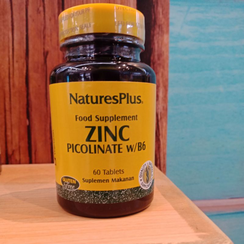 Jual Nature's Plus Zinc Picolinate (60) | Shopee Indonesia