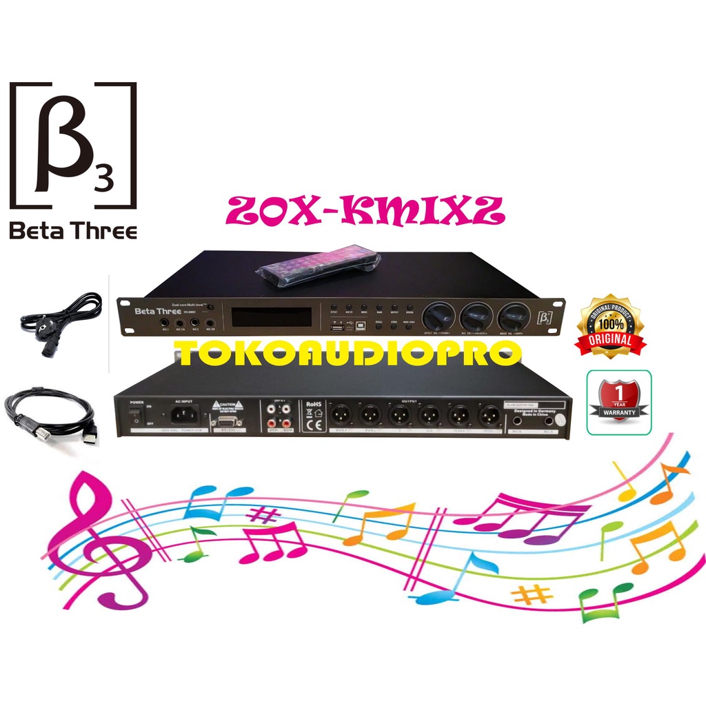 Jual Beta Three 20K KMIX2 Processor Karaoke Preamp Original Beta 3 ...