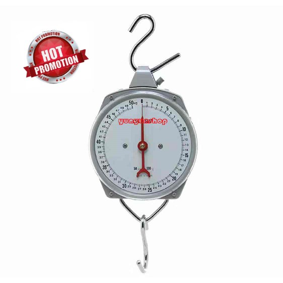 Jual 50kg HANGING SCALE Besi Timbangan Gantung Besi 50 kg / Timbangan ...