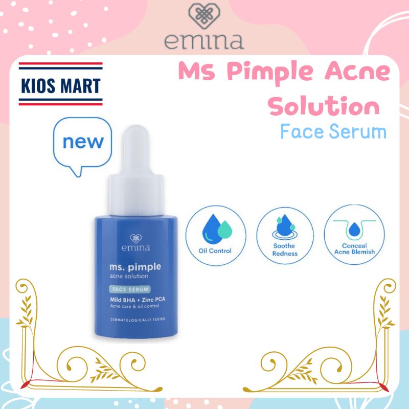 Jual Emina Ms Pimple Acne Solution Face Serum 30ml | Shopee Indonesia