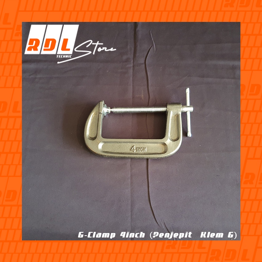 Jual G-Clamp 4inch (Penjepit / Klem G) | Shopee Indonesia