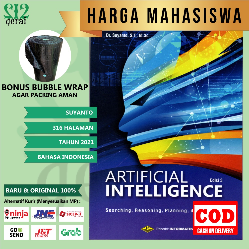 Jual BUKU ARTIFICIAL INTELLIGENCE SUYANTO REVISI 3 HARGA MAHASISWA | Shopee Indonesia